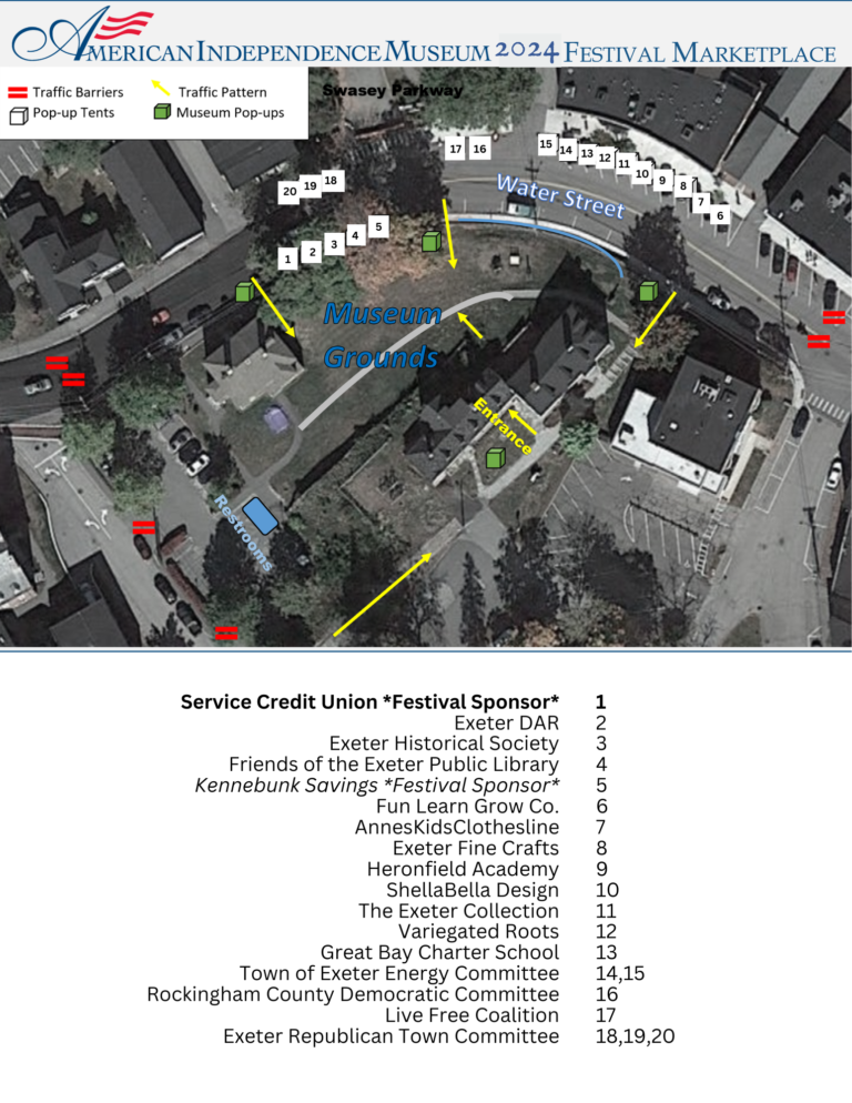 2024 AIM MARKETPLACE MAP - American Independence Museum